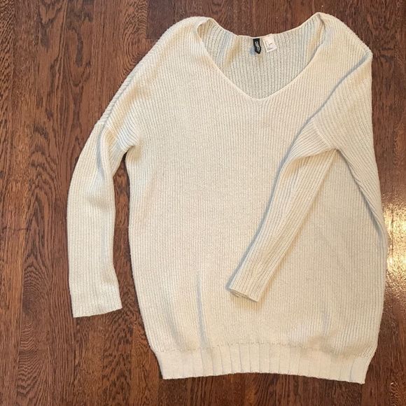 Divided | Sweaters | Hm Beige Oversized Sweater | Poshmark